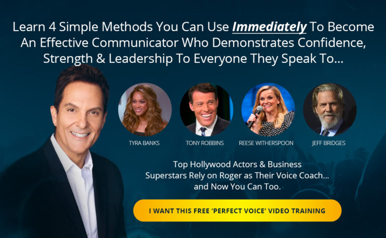 The Perfect Voice – Roger Love – the #1 Vocal Coach in America
